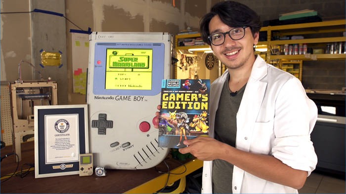 Guinness World Records : la plus grande Game Boy du monde